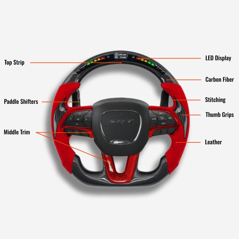 Dodge Charger/Challenger/Durango Custom Steering Wheel