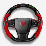Honda Civic Custom Carbon Fiber Steering Wheel – FlamingHawk