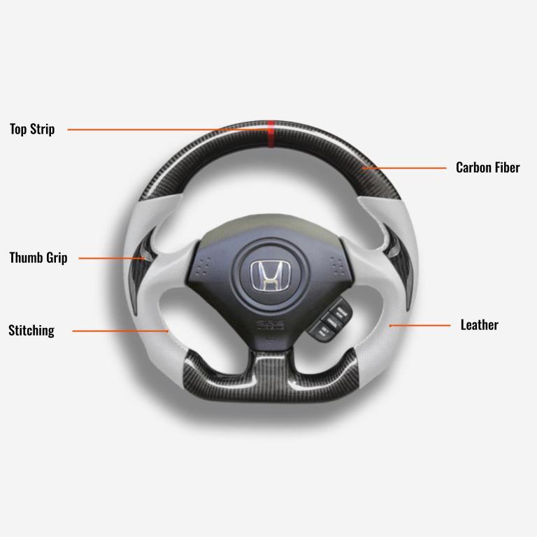 Honda S2000 Custom Carbon Fiber Steering Wheel – FlamingHawk