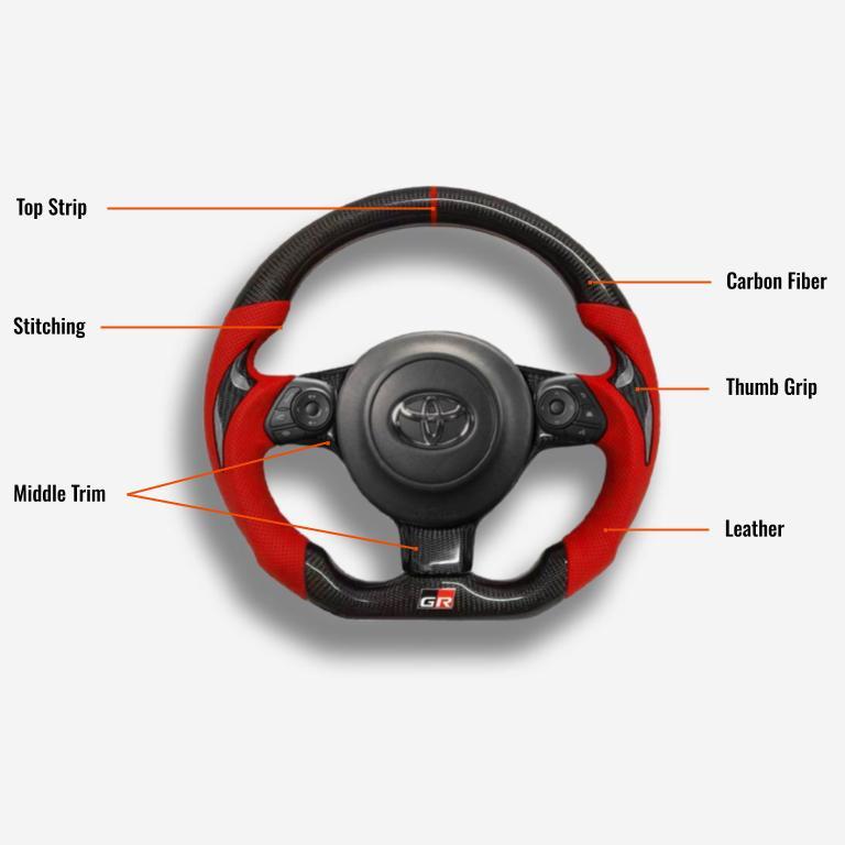 Toyota GR 86 [2021+] Carbon Fiber Steering Wheel